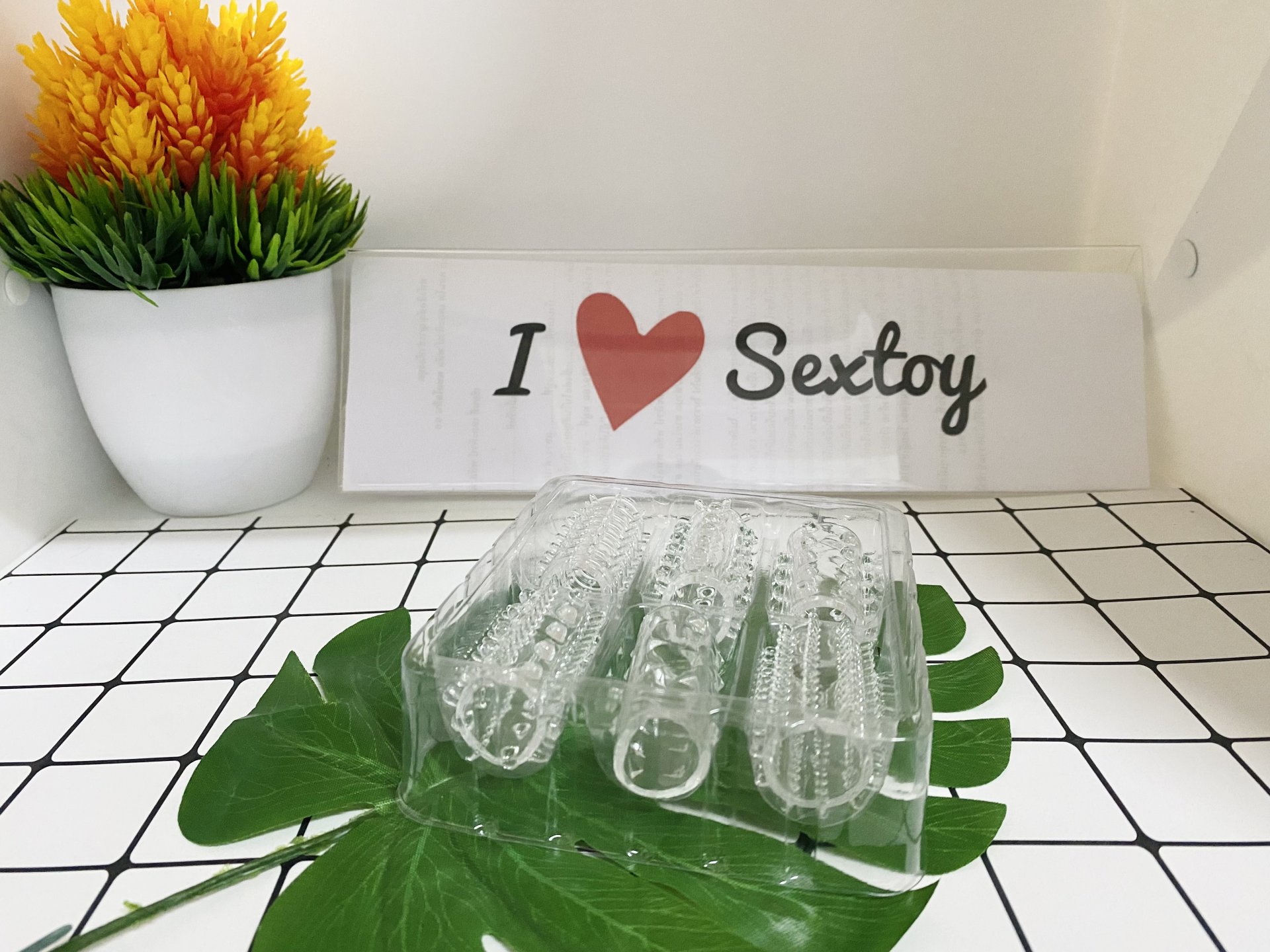 ปลอกเพิ่มขนาด 6 ชิ้น I Love Sextoy