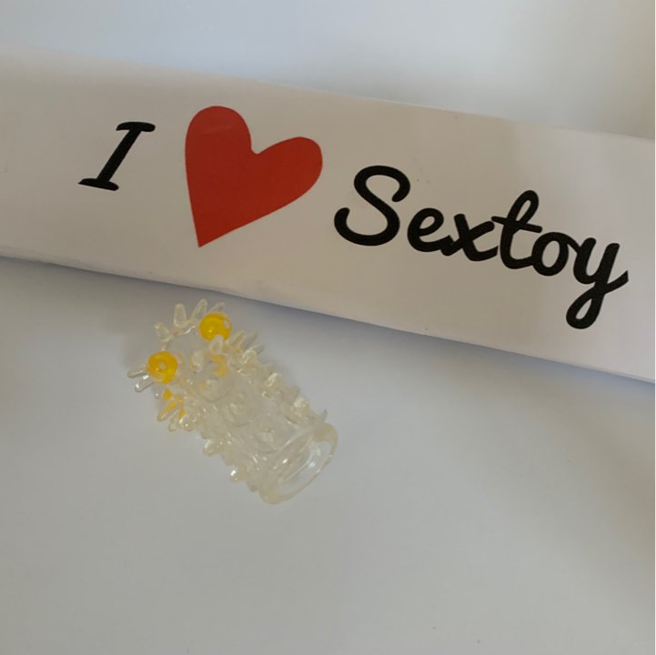 ปลอกครึ่งท่อน หนาม มุก I Love Sextoy